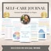 Self Care Journal, Self Care Workbook, Burnout, Stress Management, Self ...