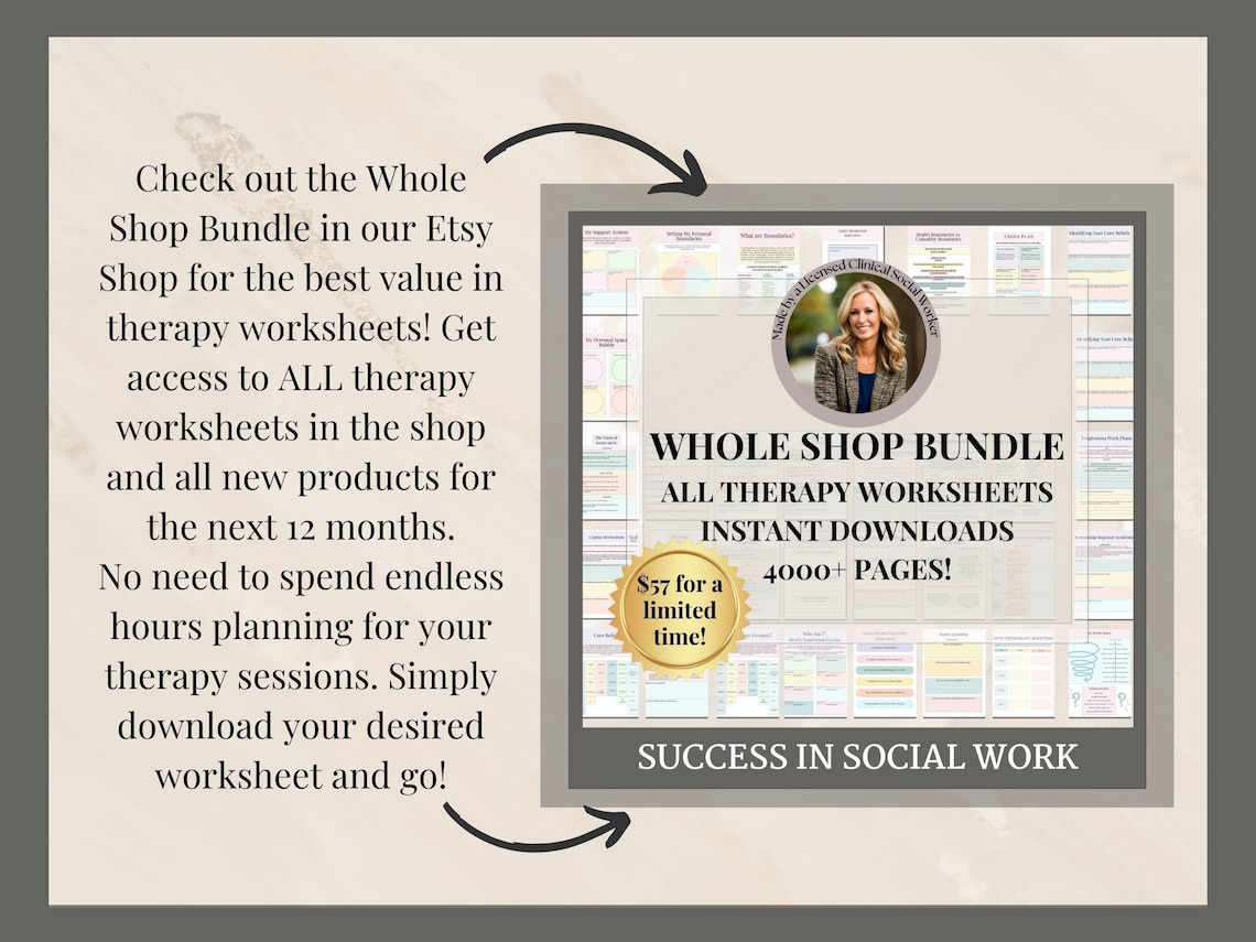 Burnout and Prevention Workbook, Stress Worksheets, Self-care, Therapy ...