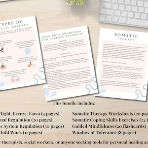 Somatic Therapy Bundle, Somatic Healing & Exercises, Emotional ...