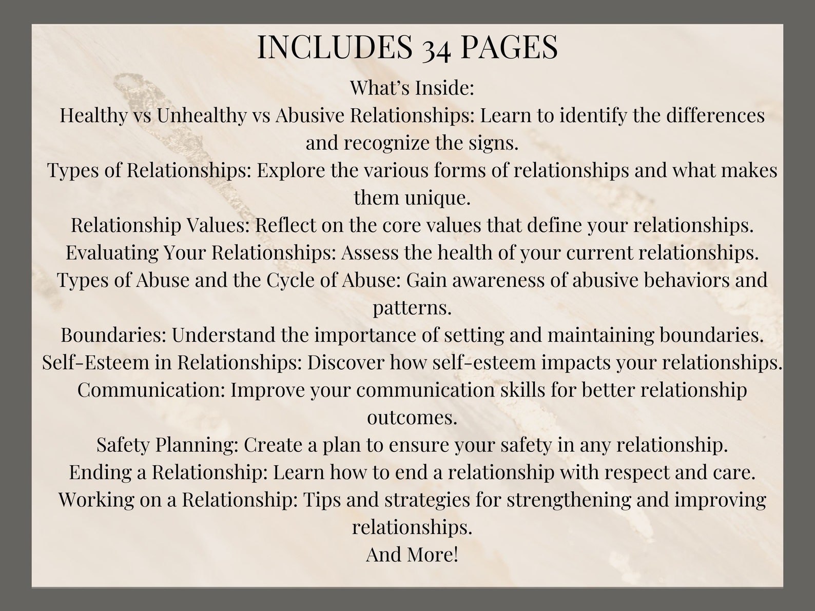 Healthy Vs Unhealthy Relationships Workbook, Teen Therapy Worksheets ...