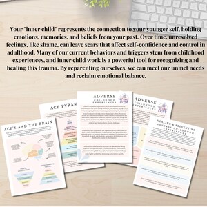 Inner Child Therapy Worksheet Bundle, Reparenting Inner Child, Inner ...