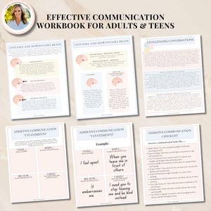 Effective Communication Workbook, Therapist Toolkit Counseling ...