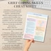 Grief Coping Skills Cheat Sheet,therapy Resources,psychologist Tools ...
