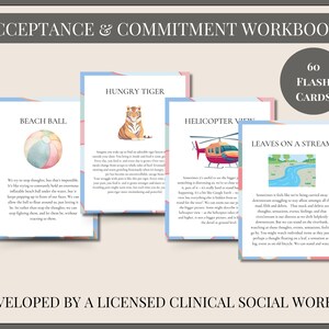 ACT Metaphors, Acceptance Therapy Metaphor Flash Cards, Commitment ...