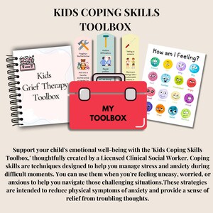 Kids Coping Skills Tool Box, Kids Therapy, Social Emotional Learning ...