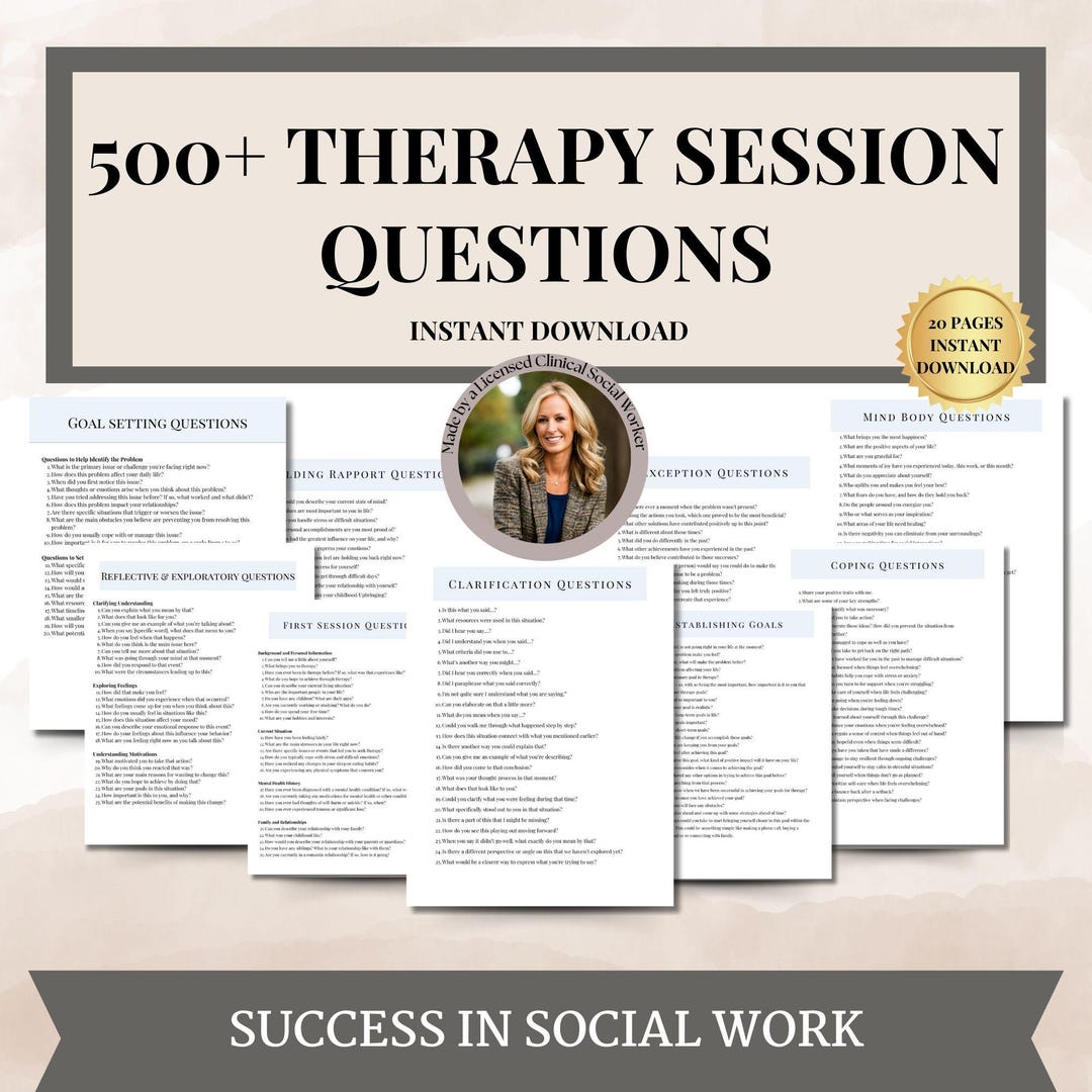 Therapy Counseling Session Questions Interventions Therapist Tools DBT ...