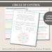 Circle of Control Therapy Worksheets, Worry Worksheets, Things I Can ...