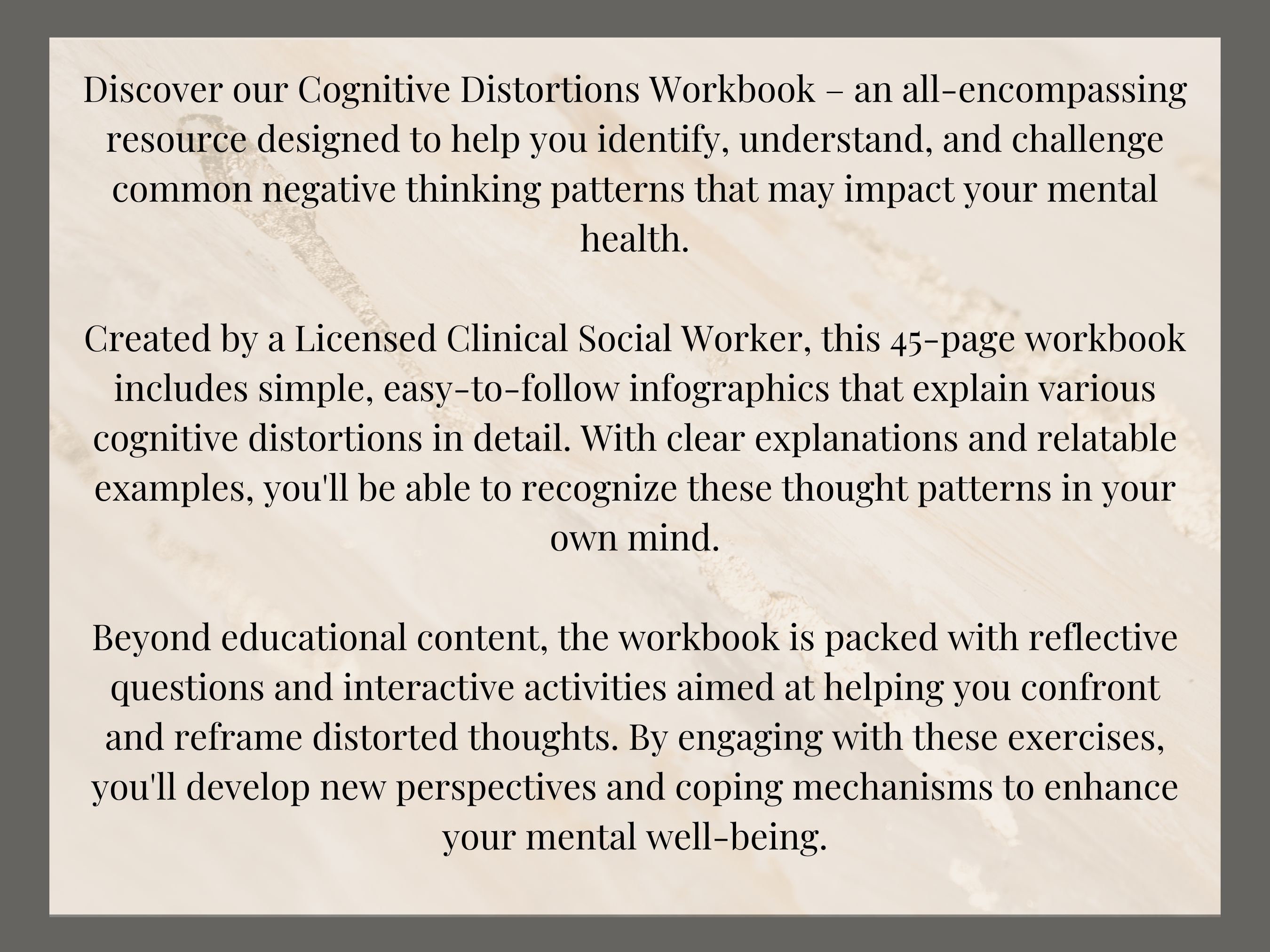 Cognitive Distortions Worksheets, Challenge Unhelpful Thinking Styles ...