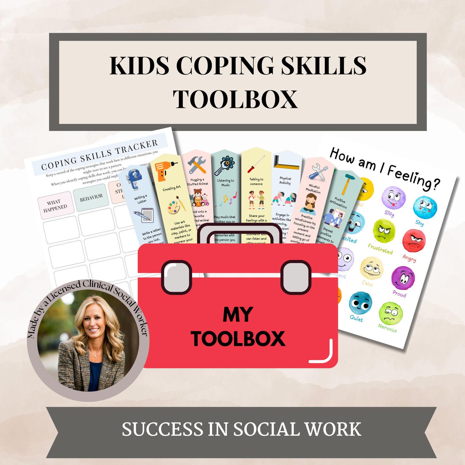 Kids Coping Skills Tool Box, Kids Therapy, Social Emotional Learning ...