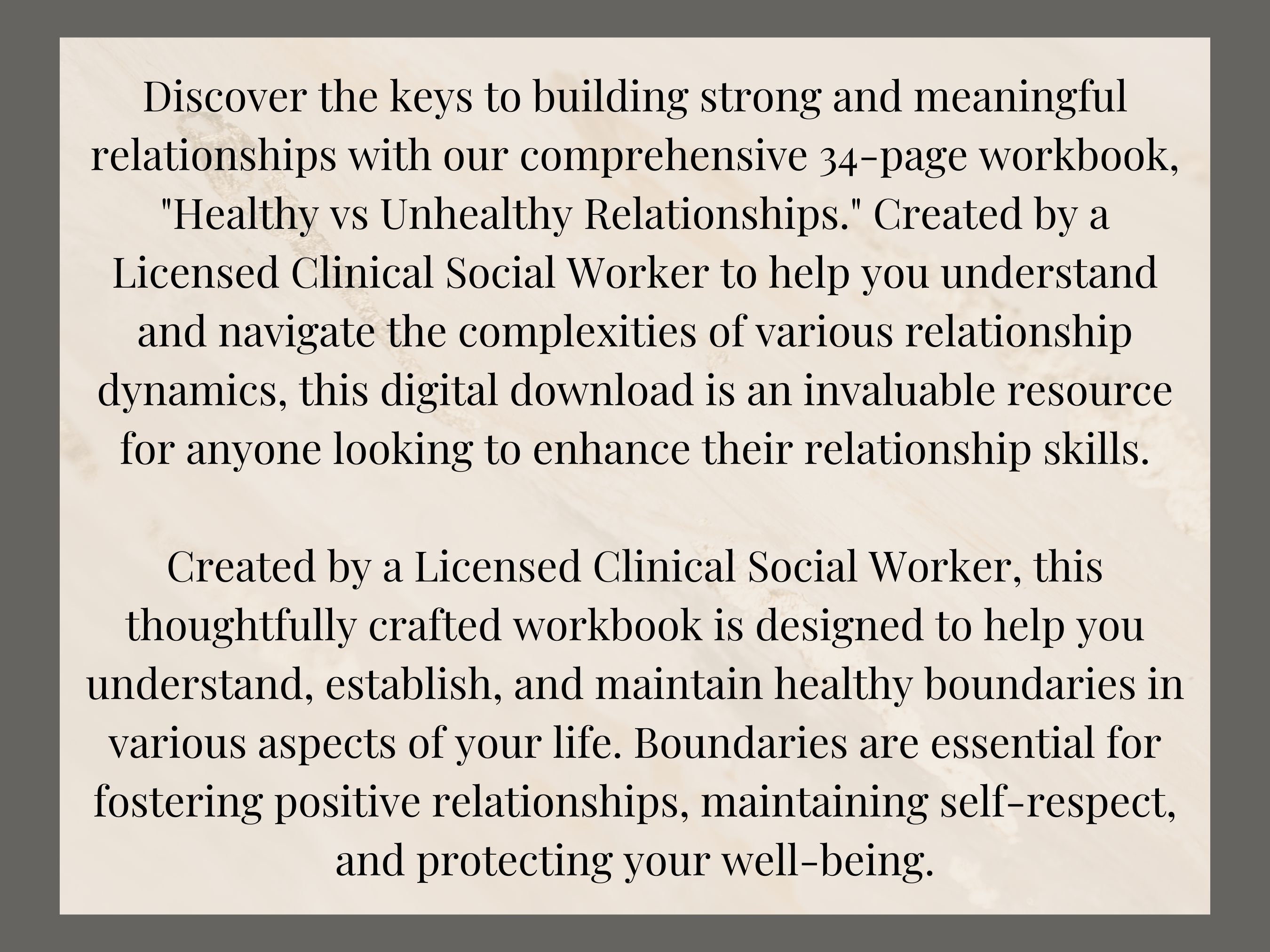 Healthy Vs Unhealthy Relationships Workbook, Teen Therapy Worksheets ...