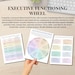 Executive Functioning Wheel and Strategies, Coping Skills, ADHD, Autism ...