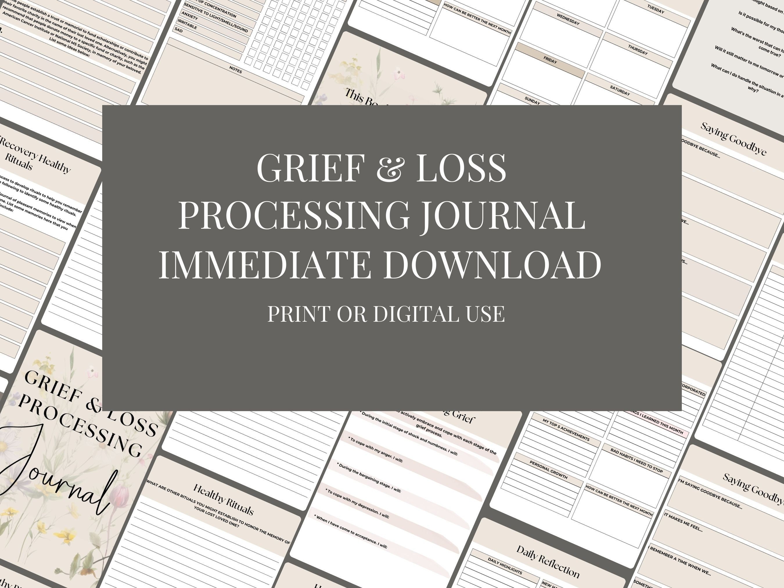 Grief and Loss Processing,therapy Resources,parenting Resource,death ...