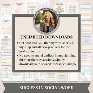 Whole Shop Therapy Worksheet Bundle, Complete Shop Bundle,anxiety ...
