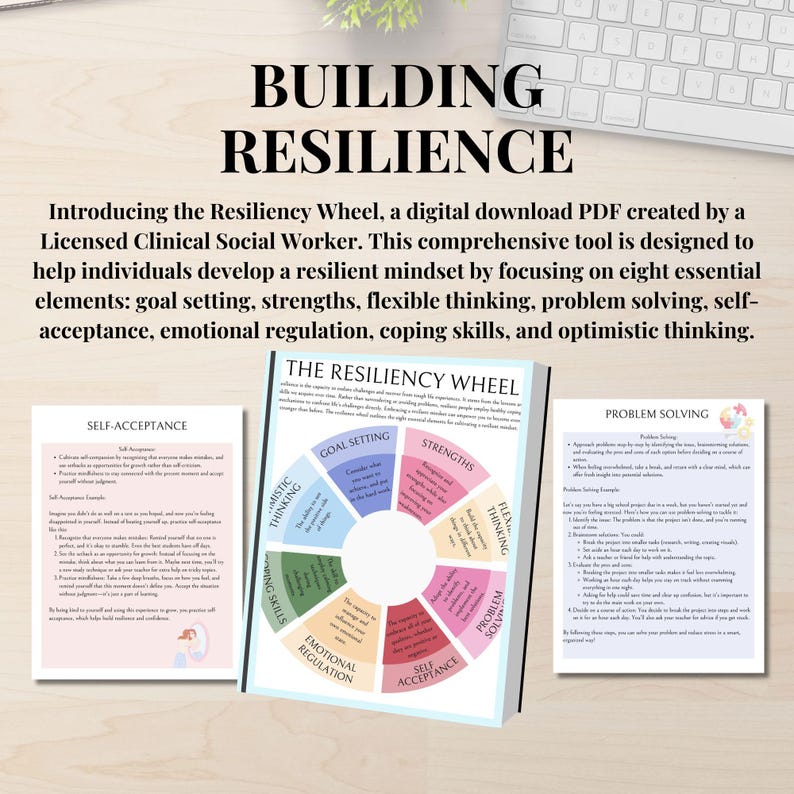Building Emotional Resilience Resiliency Wheel, Building Resilience ...