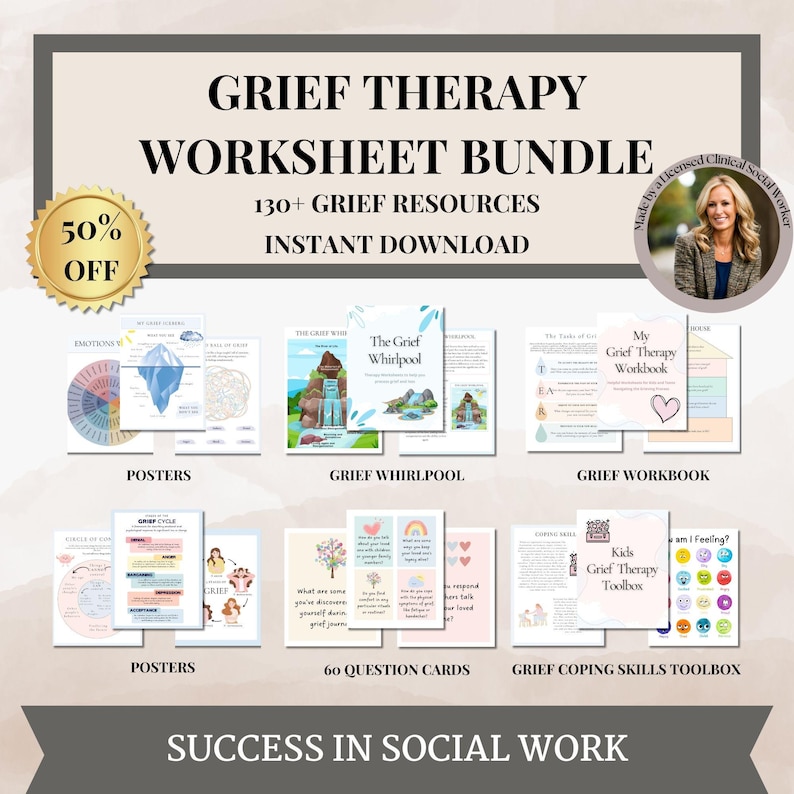 Grief and Loss Bundle, Grief Whirlpool Parenting Resources, Death ...