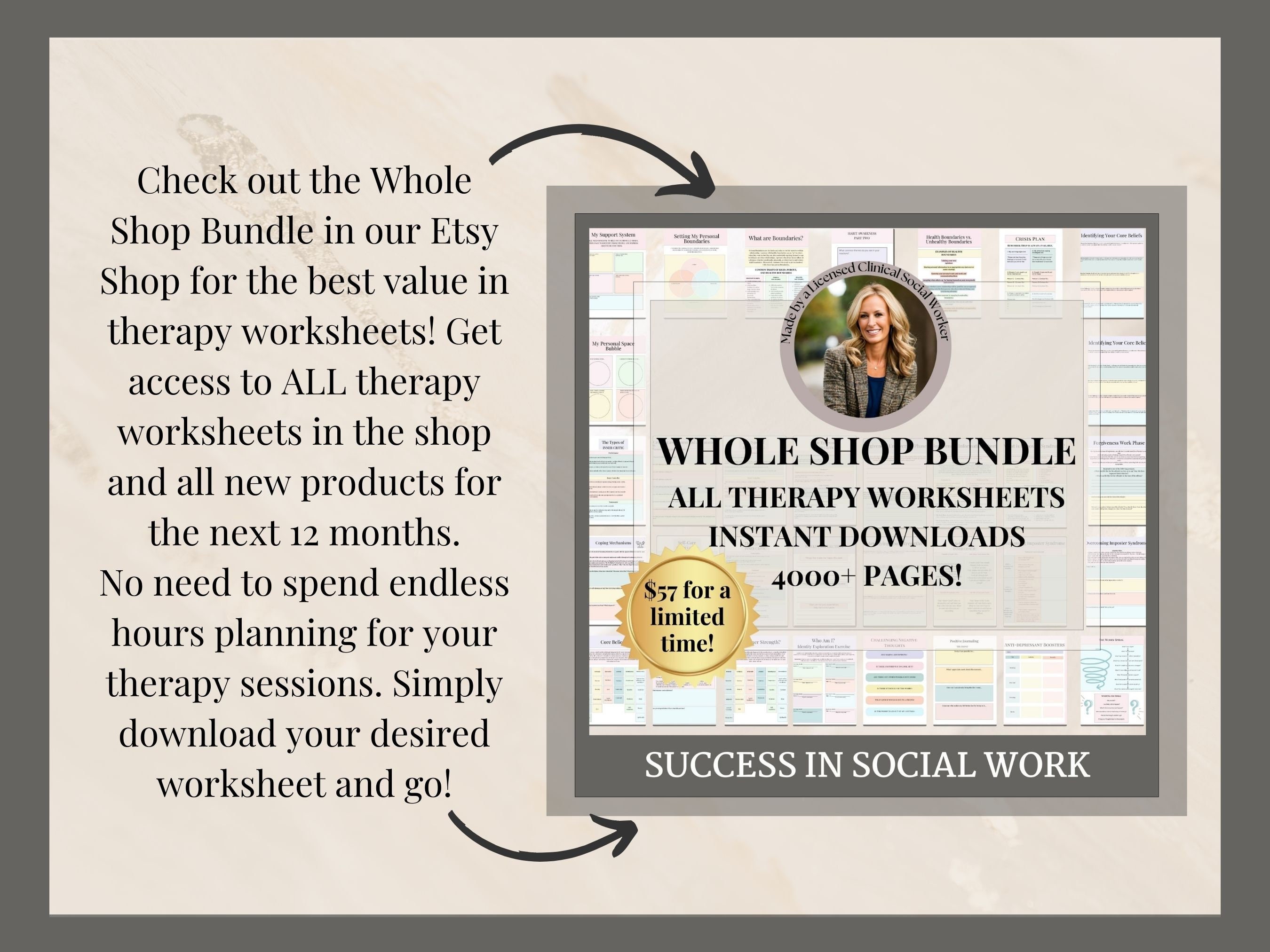 Acceptance and Commitment Therapy Mega Bundle Worksheets, ACT Metaphors ...