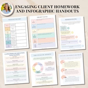 Whole Shop Therapy Worksheet Bundle, Complete Shop Bundle,anxiety ...
