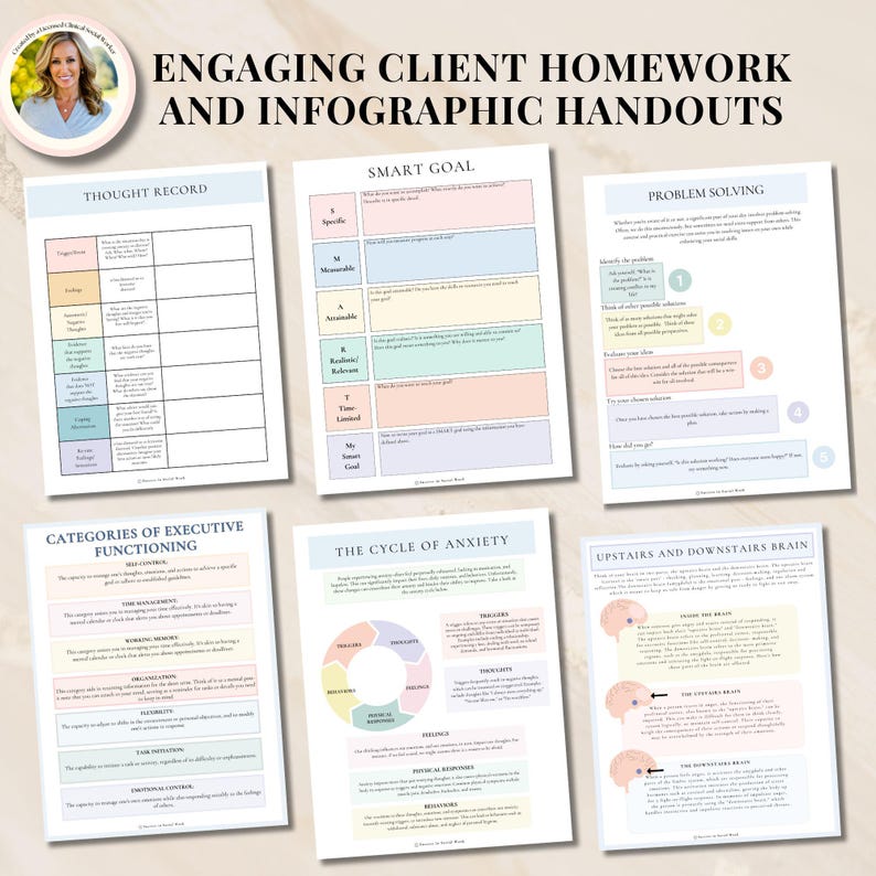 Whole Shop Therapy Worksheet Bundle, Complete Shop Bundle,anxiety ...
