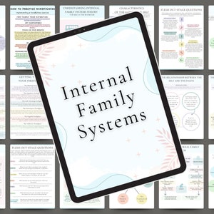 Internal Family Systems Worksheets, IFS Cheat Sheets, Emotional ...