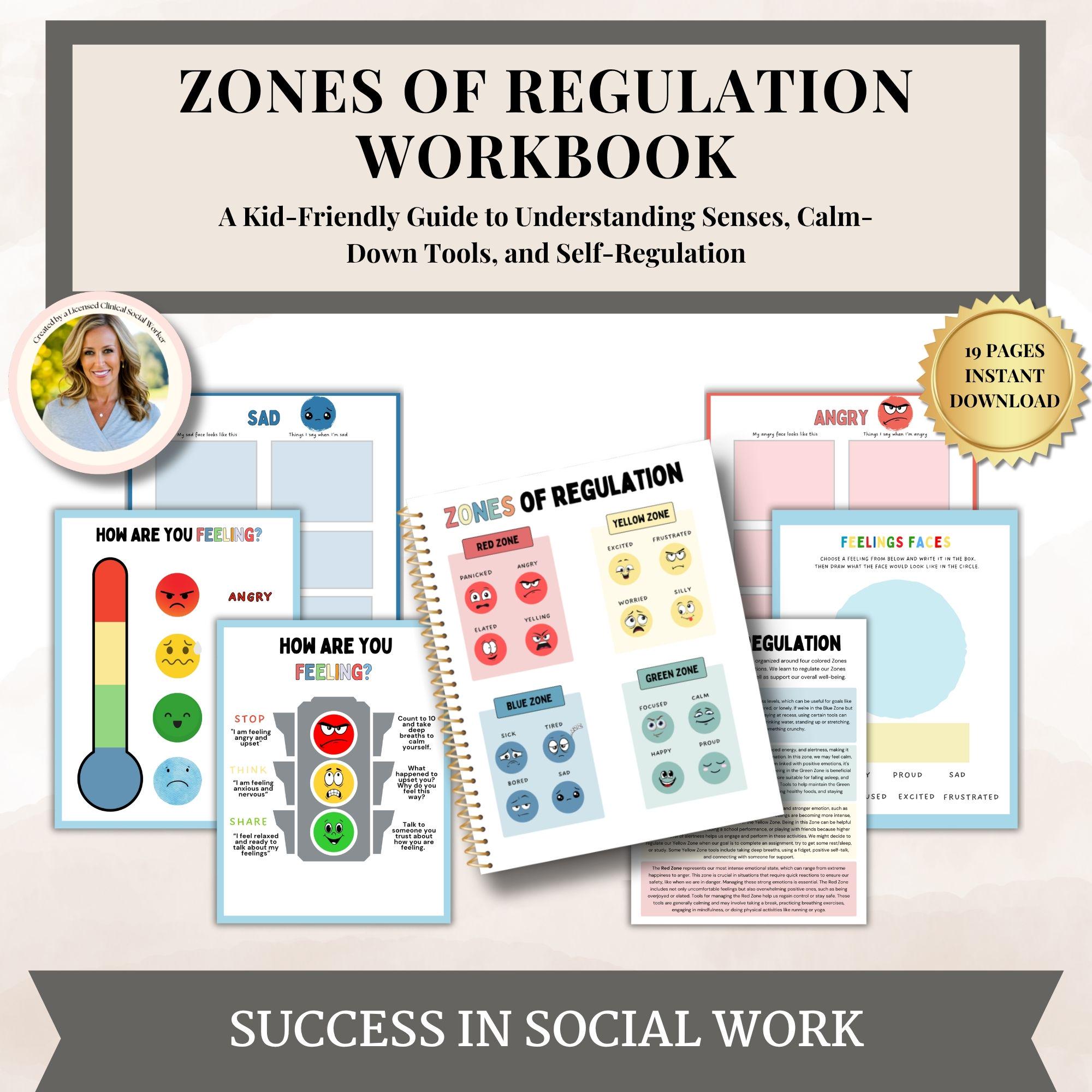 Kids Autism Workbook Bundle for Therapist, Social Worker, Parent ...