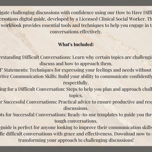 How to Have Difficult Conversations Therapy Worksheets, Conversations ...