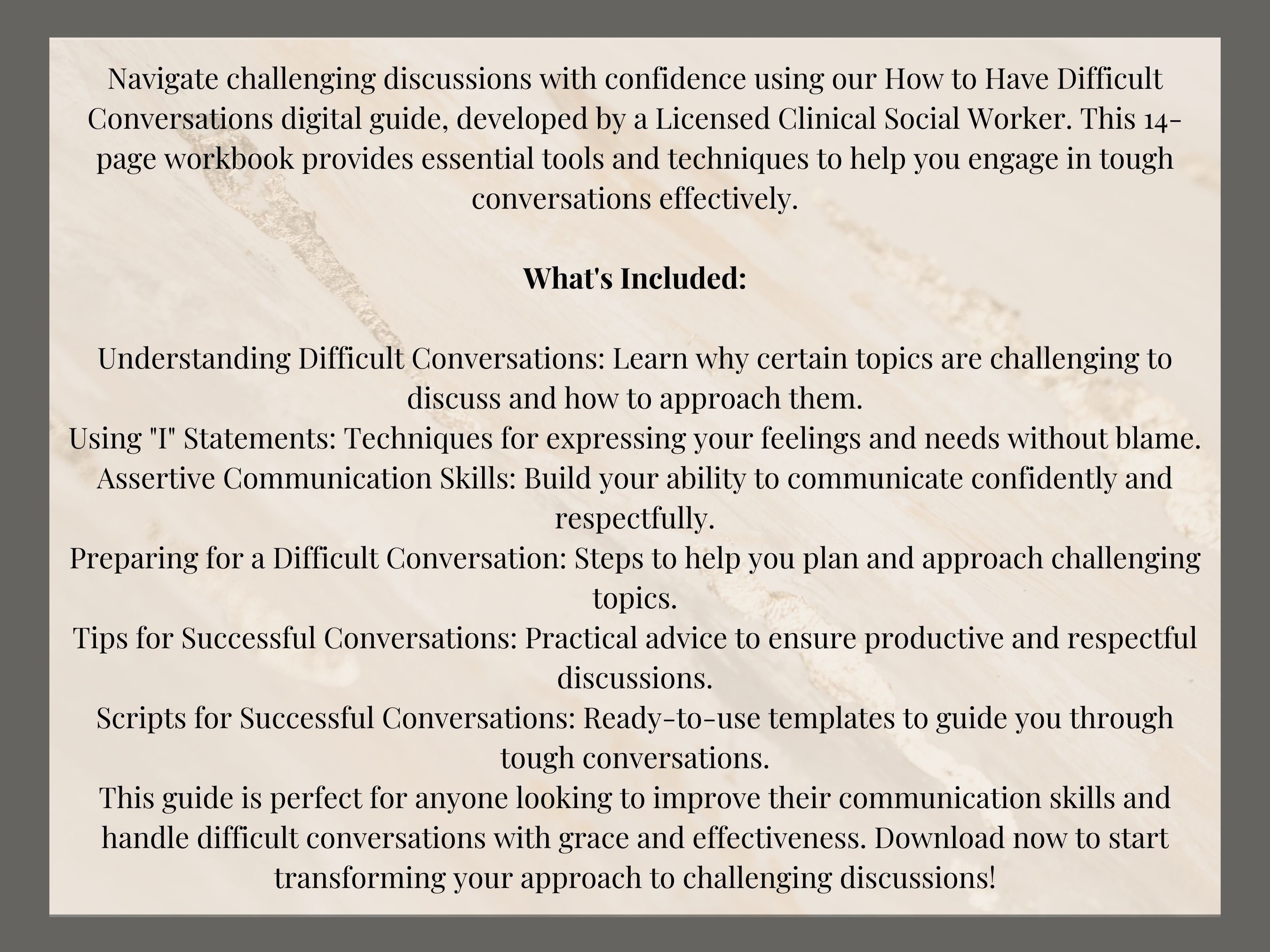How to Have Difficult Conversations Therapy Worksheets, Conversations ...