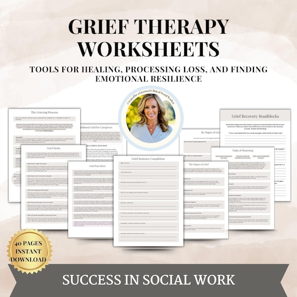 Grief and Loss Packets - Etsy