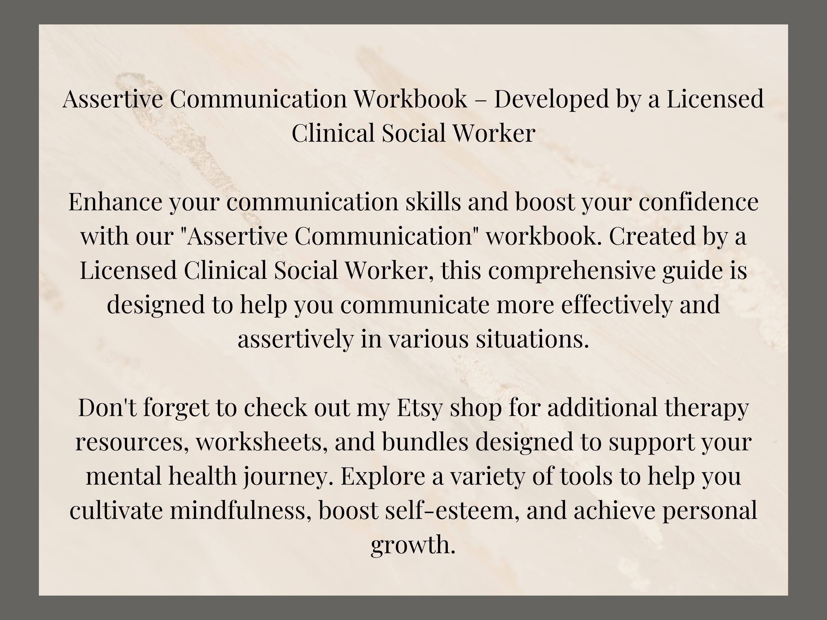 Assertive Communication Worksheets, Communication Styles and Social ...