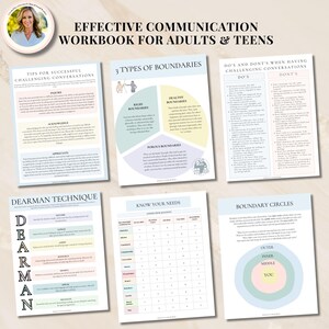 Effective Communication Workbook, Therapist Toolkit Counseling Resources for Active Listening ...