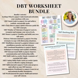 DBT MEGA BUNDLE, Dbt Workbook, Dbt Skills, Counselling Resources ...