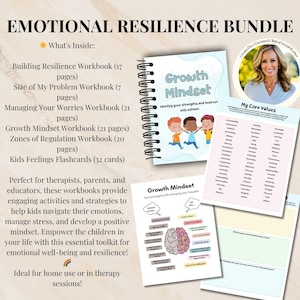 Teen Kids Therapy Emotional Resilience Bundle,emotional Regulation ...