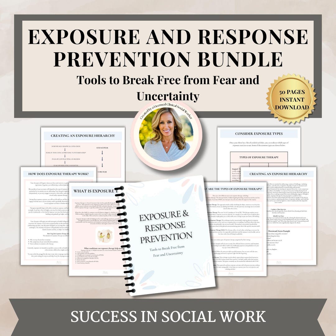 Exposure and Response Prevention for OCD ERP Workbook,exposure and ...