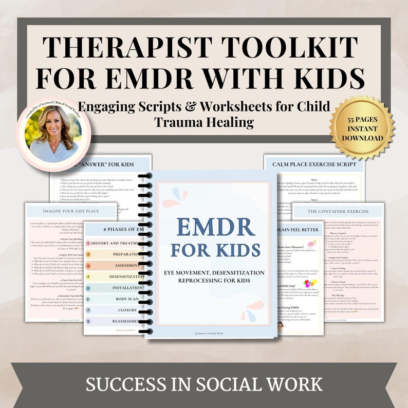 EMDR for Kids, EMDR Worksheets,emdr Tools,emdr Interweaves,trauma ...