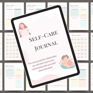 Self-care Journal Printable Digital Download Workbook, Therapy ...