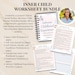 Inner Child Therapy Worksheet Bundle, Reparenting Inner Child, Inner ...