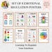 Set of 8 Zones of Regulation Posters Office Decor Calm Corner ...
