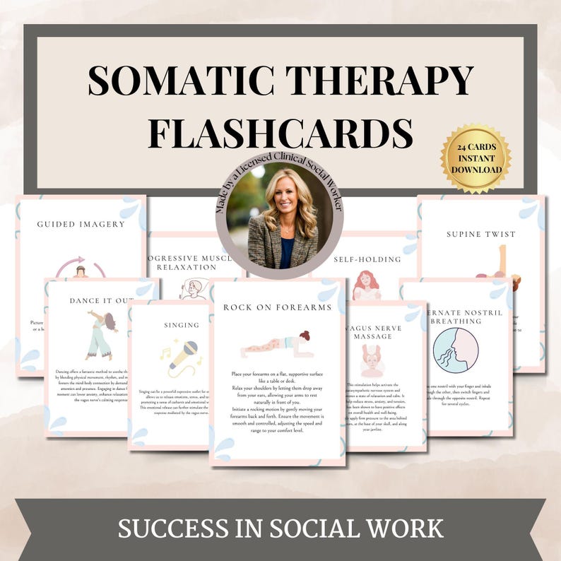 Somatic Therapy Bundle, Somatic Healing & Exercises, Emotional Regulation, Grounding Techniques ...