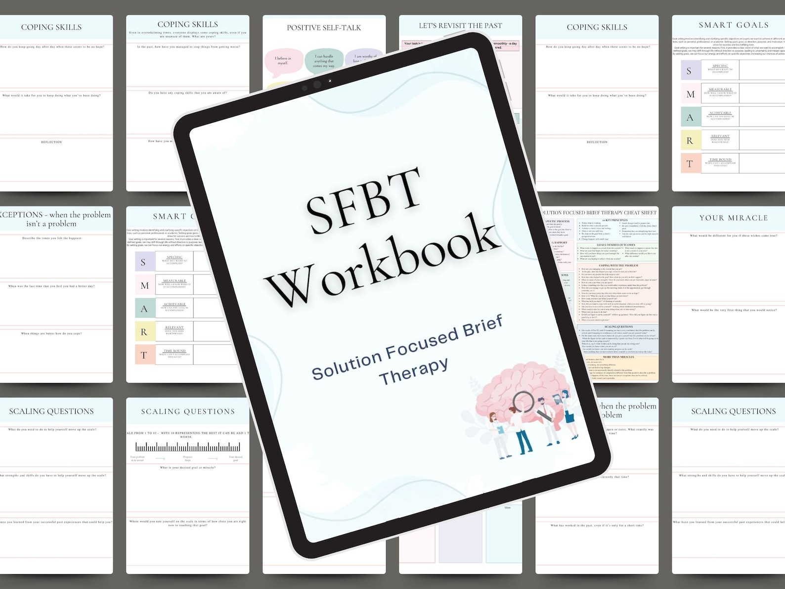 Solution Focused Therapy Worksheets, Mental Health,sfbt Worksheets ...