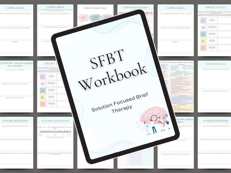 Solution Focused Therapy Worksheets, Mental Health,sfbt Worksheets ...