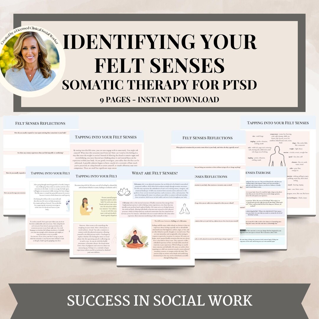 Identifying Your Felt Senses Somatic Therapy Exercise for PTSD Sensory ...