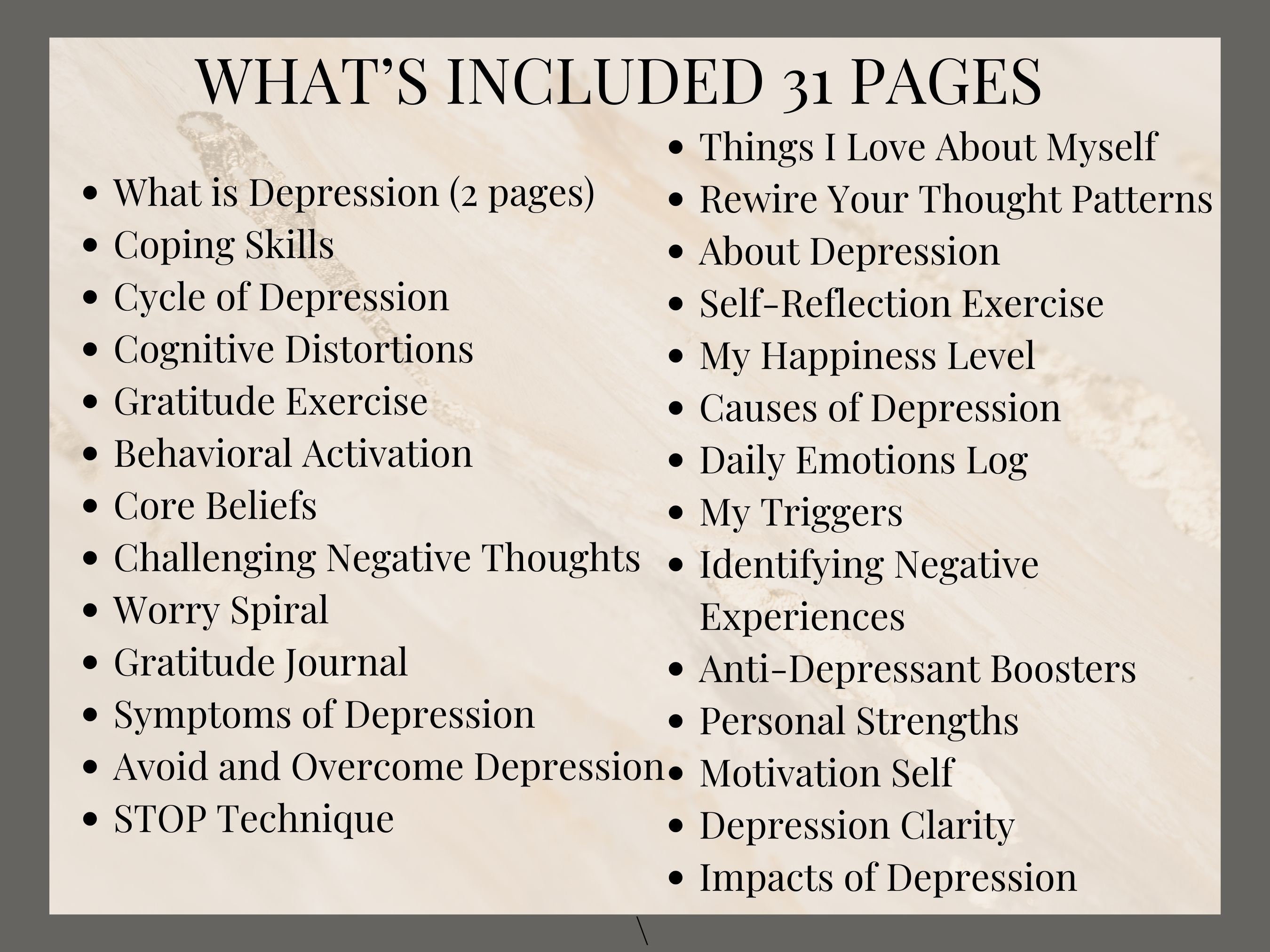 Depression Worksheets, Therapy Worksheets, Therapist Tools, Anxiety ...