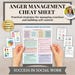 Anger Management Cheat Sheet Therapy Worksheets Calming Strategies Self ...