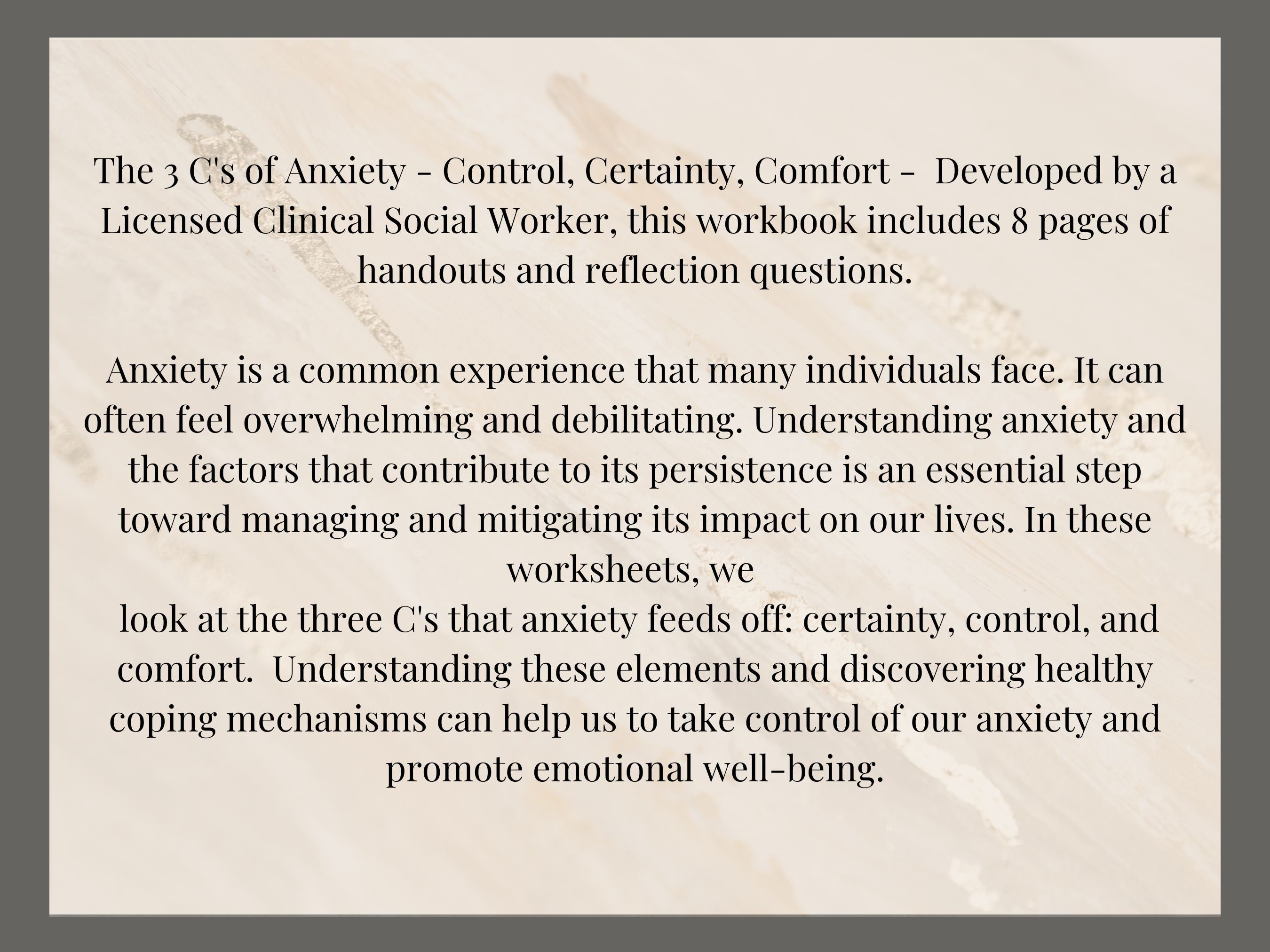 Anxiety Worksheets, Circle of Control, Therapy Tools, Therapy ...