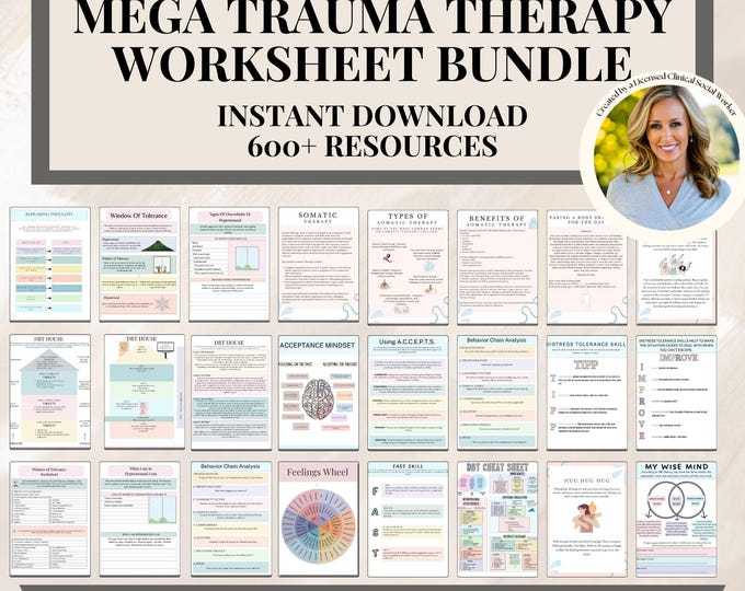Visual Aids Flipbook for Trauma Therapy – Handmade Mental Health ...