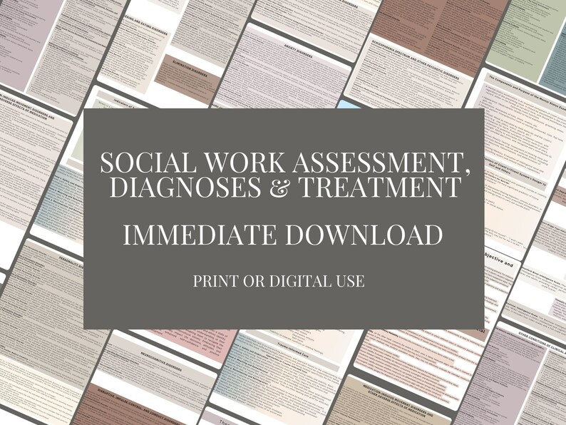 Social Work Study Guide,lcsw/lmsw Study Guide,assessment Treatment and ...