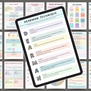 DBT MEGA BUNDLE, Dbt Workbook, Dbt Skills, Counselling Resources ...