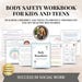 Kids Teen Life Skills Worksheet Bundle, Therapy Worksheets, Calming ...