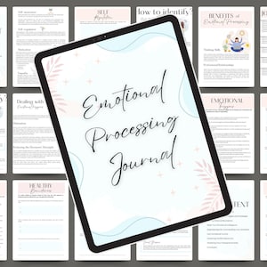 Processing Emotions Workbook Emotional Intelligence,self-regulation ...