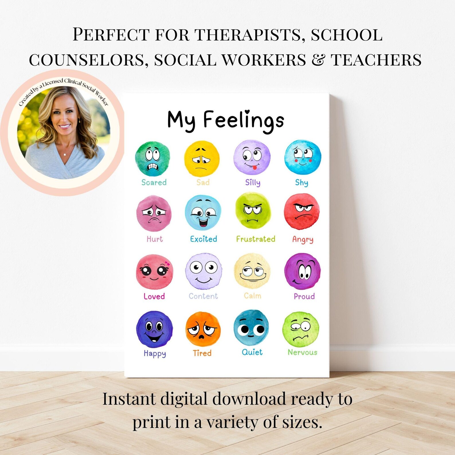 Feelings Poster, Calming Techniques, Calming Corner, Feelings Printable ...