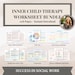 Inner Child Therapy Worksheet Bundle, Reparenting Inner Child, Inner ...